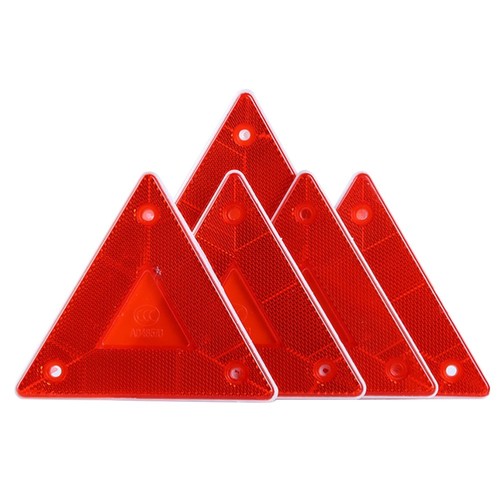 5 PCS Warning Triangle Roadside Reflector Triangles Reflective Safety ...