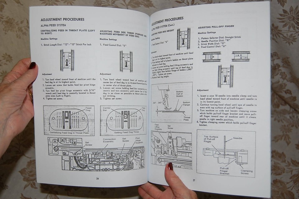 Professional Full Edition Service Manual for Singer 750, 756, 758 ...