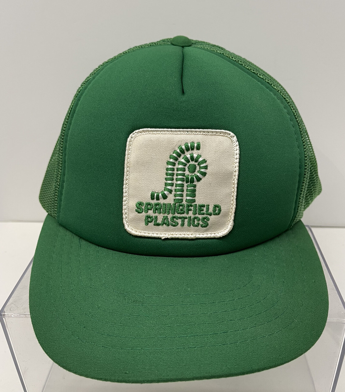 Vintage Springfield Plastics Inc Logo Snapback Trucker Hat Cap Illinois ...