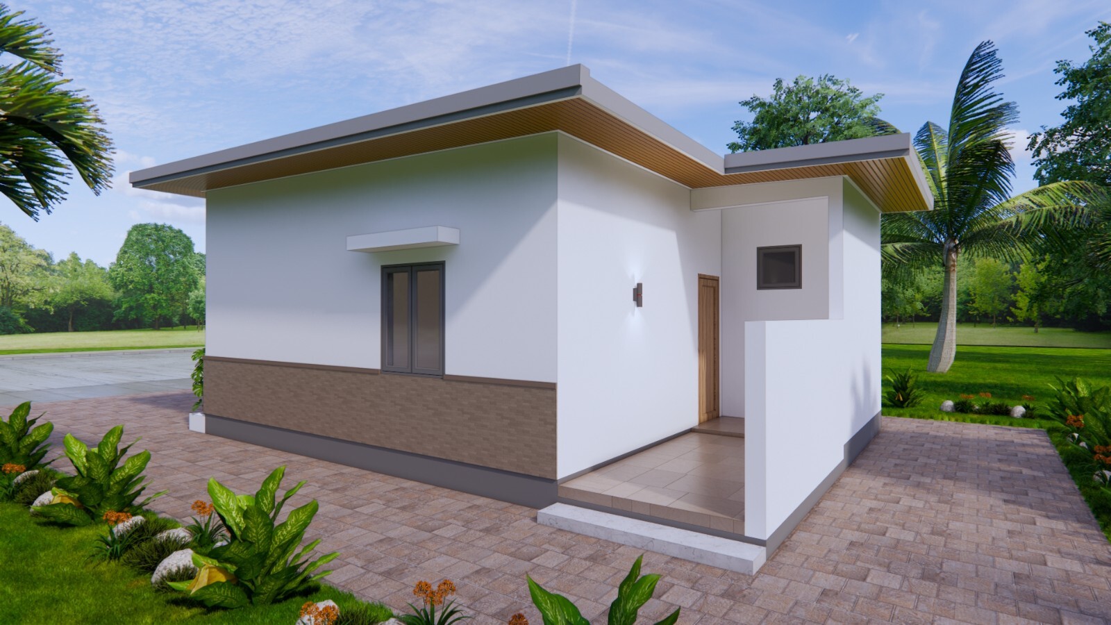 20x33 Feet Small House Plan 6x10 Meter 2 Bed 1 Bath Shed Roof (A4 Hard Copy) | eBay