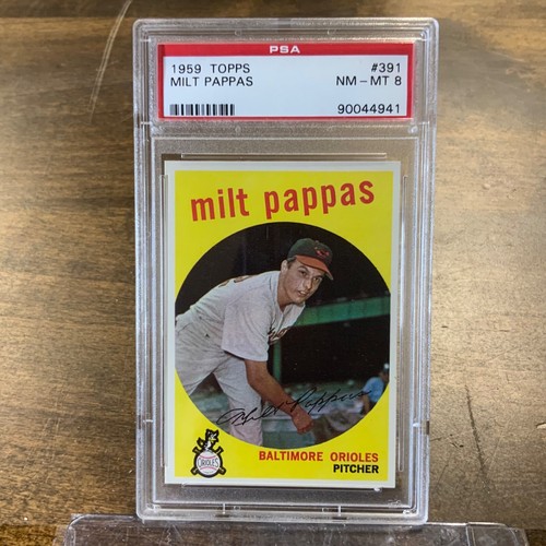 1959 Topps Milt Pappas #391 *Orioles* PSA 8 NM-MT | eBay