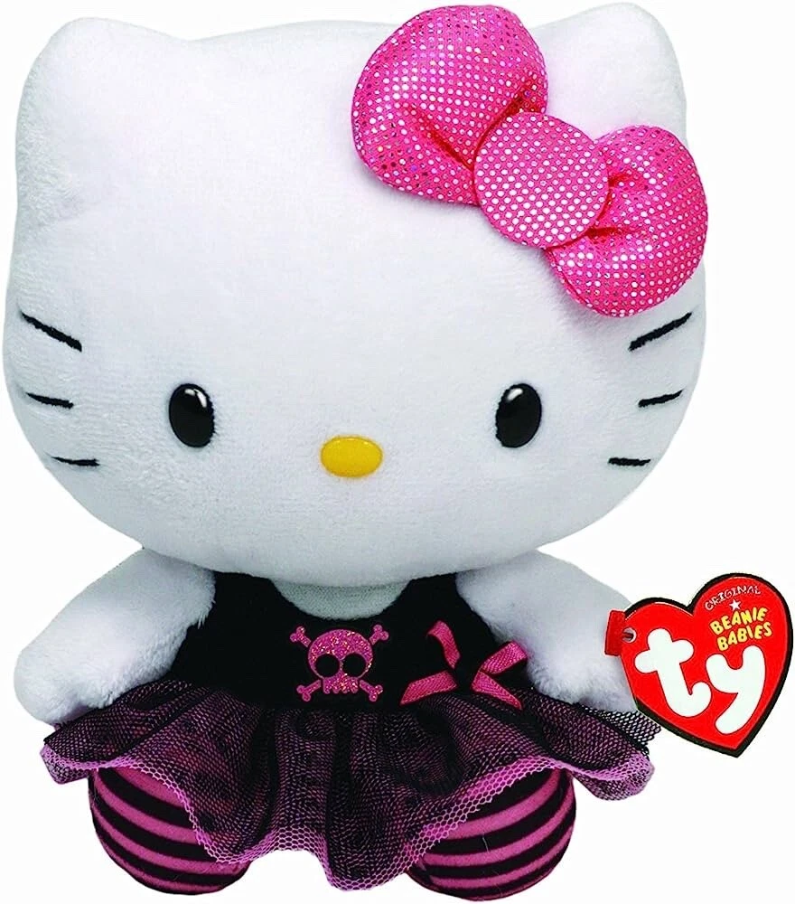 Goth Hello Kitty Plush