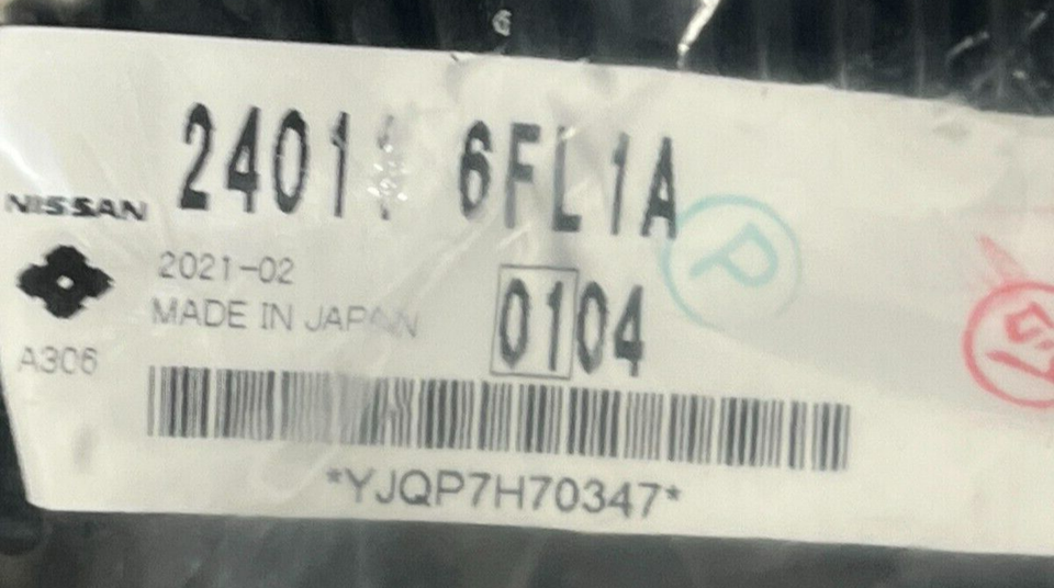 OEM Nissan Engine Wiring Harness 24011-6FL1A | 240116FL1A | Genuine OEM