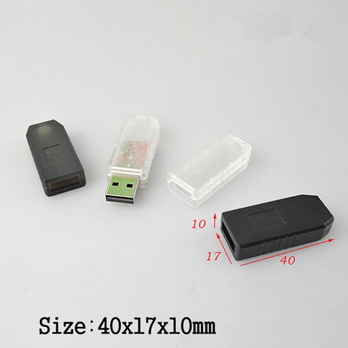 3Pcs USB Stick Plastic Shell Box Enclosure Case | 40*17*10mm | Replace ...