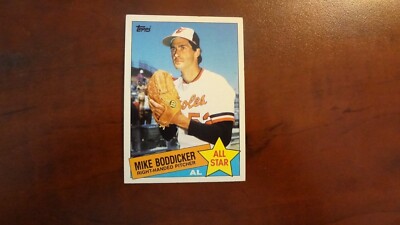 1985 TOPPS ALL STAR # 709 MIKE BODDICKER baseball card | eBay