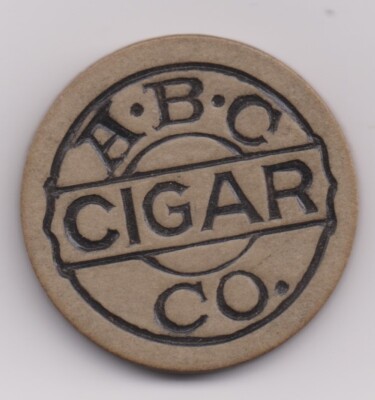A B C CIGAR CO. TOKEN early 1900’s 50 cents in trade #022 | eBay