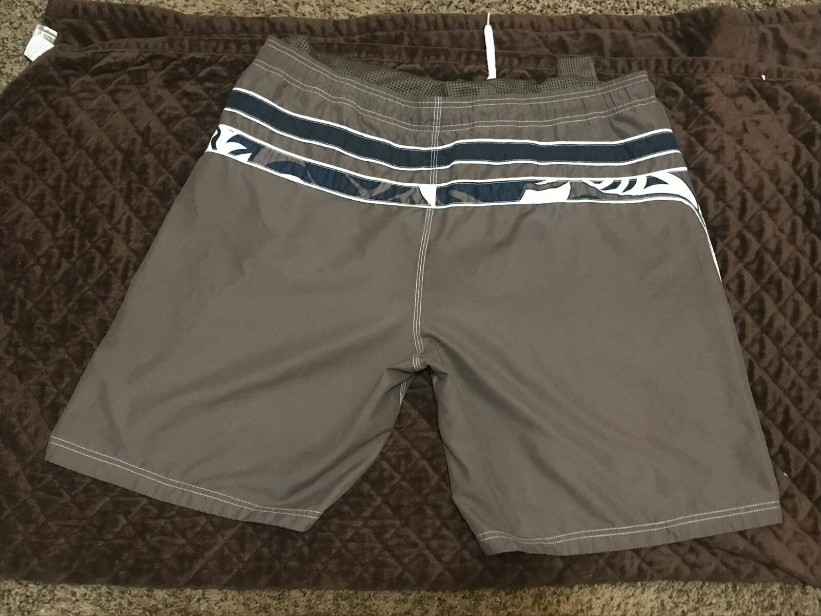 Speedo Swimwear Drawstring Mesh Lined Swim Trunks XL - Gem