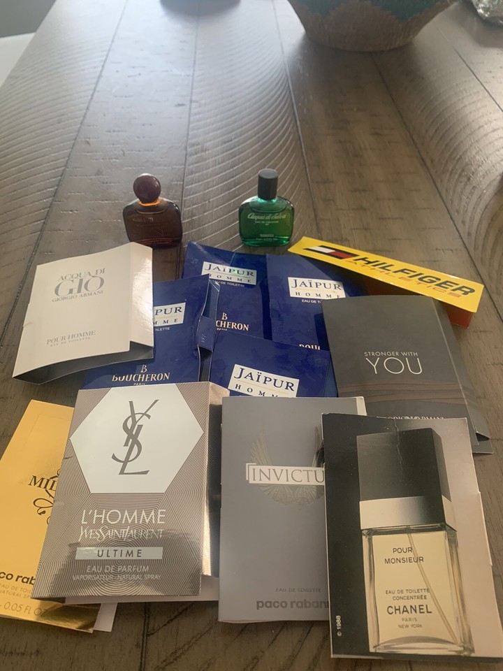 10 x New Men's Fragrance Cologne Samples , Chanel ,Armani, YSL etc | eBay