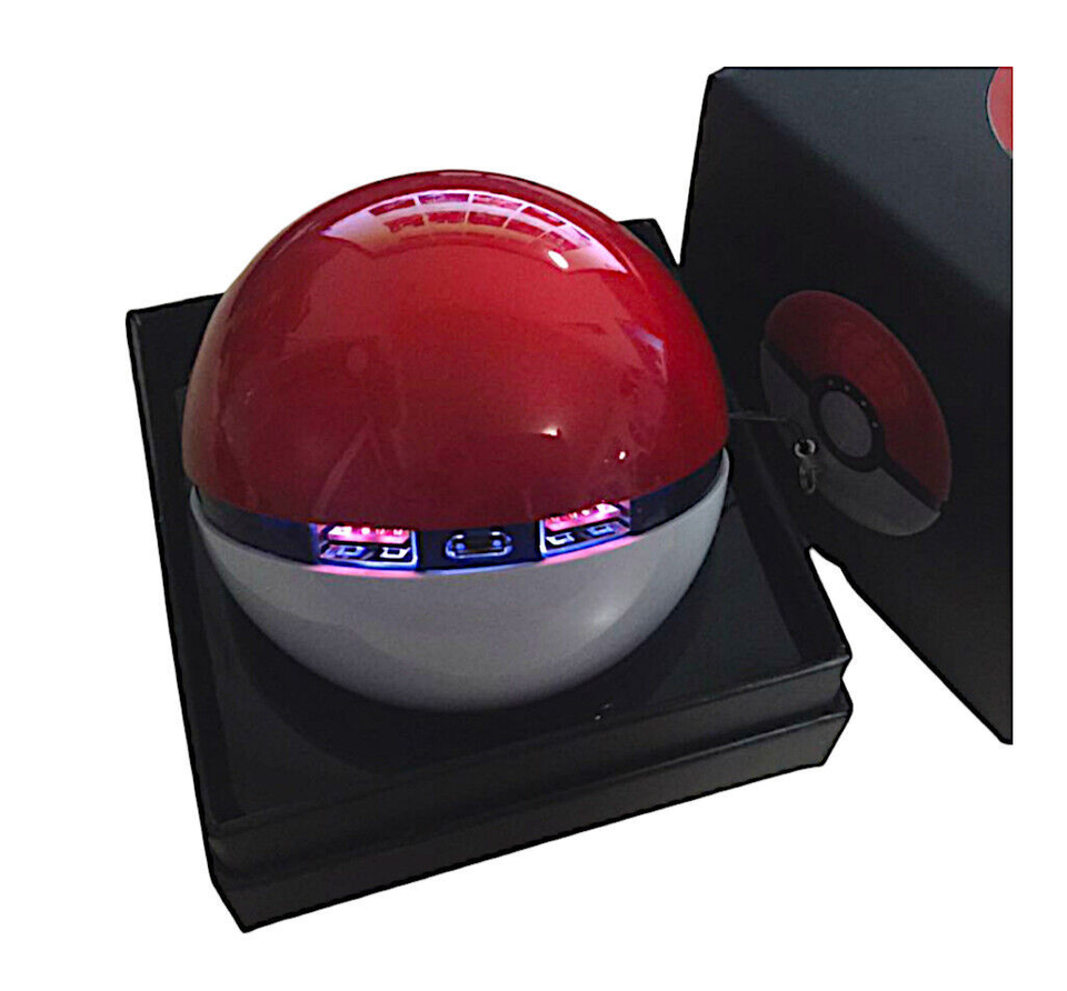 Pokemon Ball LED Power Bank 20000mAh External Battery Portable Charger ...