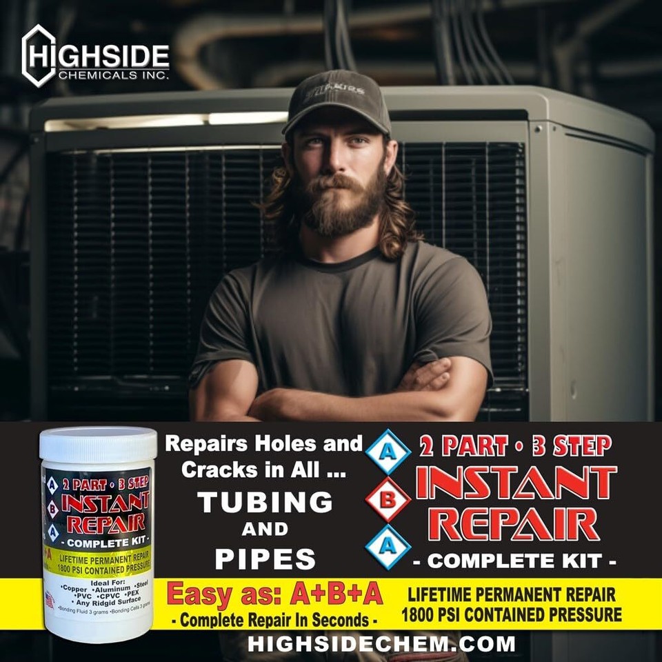 Instant Repair: Permanently Repair Holes in Pipes, Seal Cracked Tubing ...