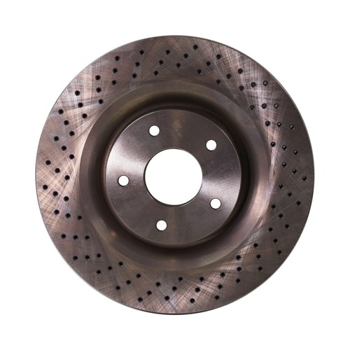 Front Cross-Drilled Disc Brake Rotors For 2005-2013 Chevrolet Corvette ...
