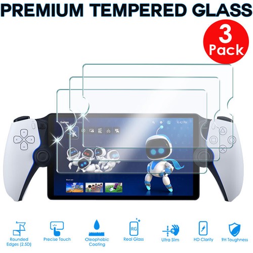 3 Pack Genuine TEMPERED GLASS Screen Protector For Sony Playstation ...