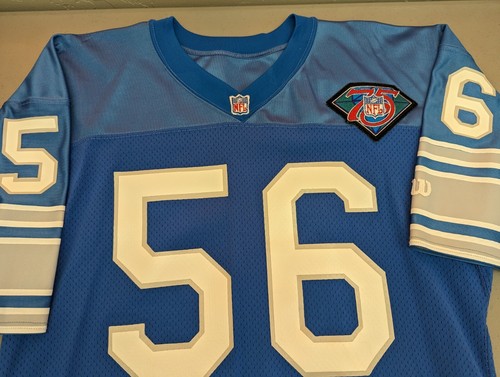 1994 Detroit Lions Jersey Authentic Wilson 48 NFL 75th Anniversary ...