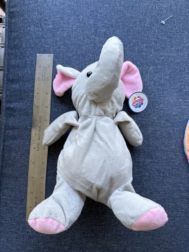 Elephant Gray Pink Nanco Brand Plush Vintage 12” Rare New With Tags | eBay