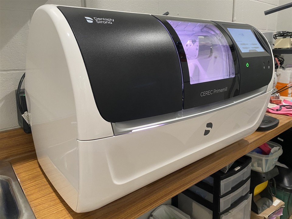 Sirona Primemill Dental Mill w/ QUATRO Clean Air Series Dust Collector ...