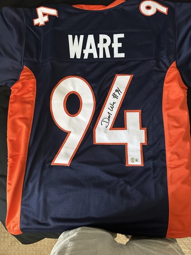 DeMarcus Ware Custom Signed Denver Broncos Jersey | eBay