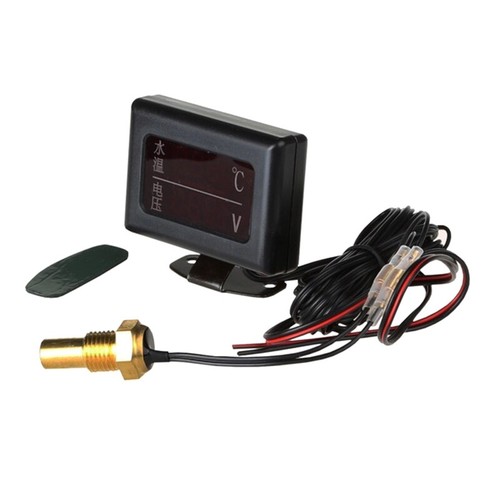 12/24V Universal Automobile Truck Digital Voltmeter 10/14/16/17/21MM ...