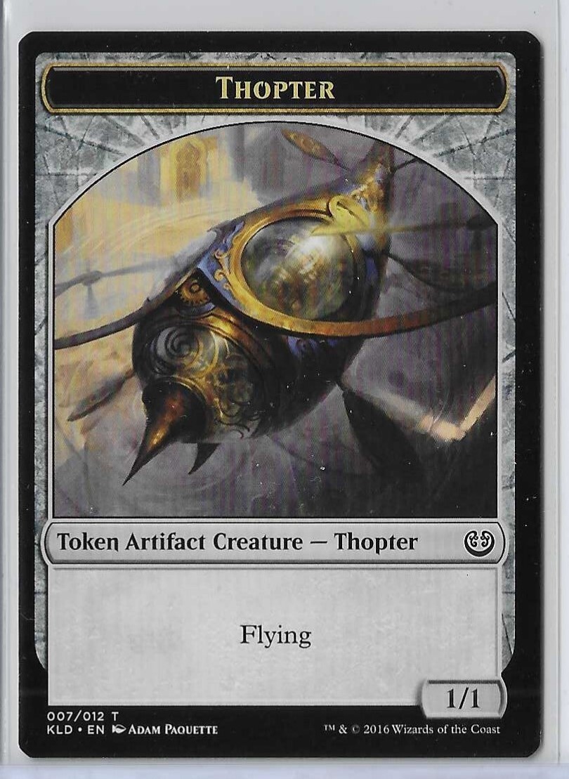 MTG Thopter Kaladesh (KLD) Token Magic the Gathering Card #007/012 ...