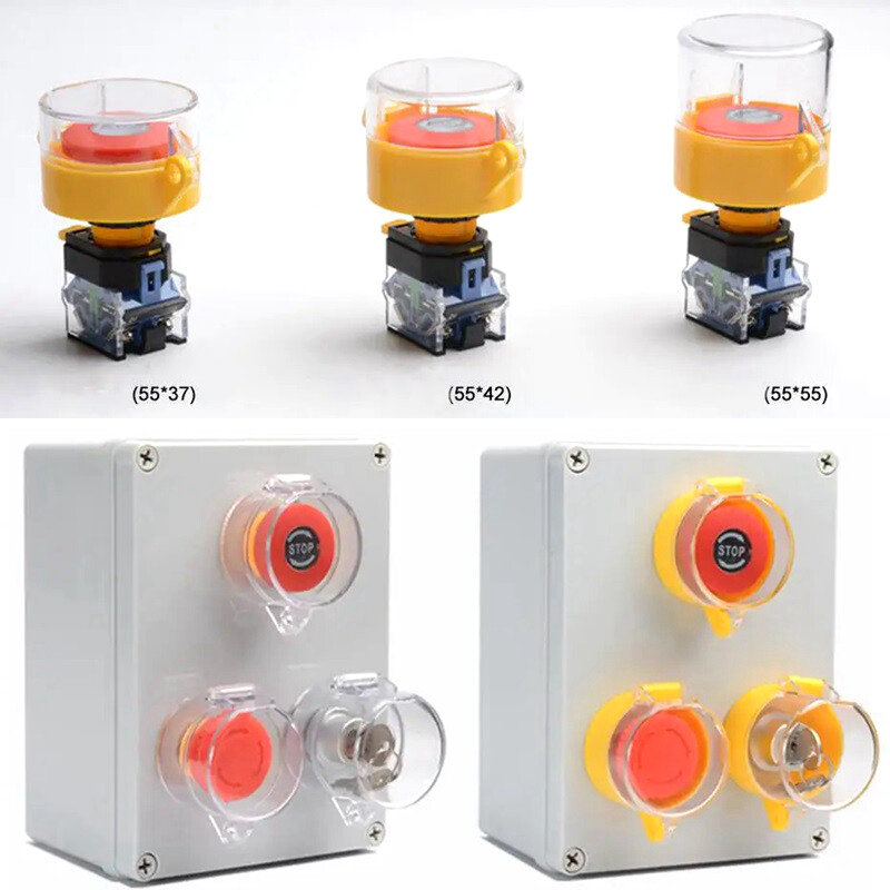 5PcsProtective Cover Emergency Stop Button Flip Cover Protection Wrong ...
