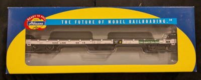 ATHEARN-#92688-SOO LINE-60' FLAT CAR #5515-HO SCALE | eBay