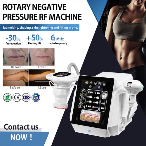 Rotating RF Vacuum Face Lift Body Slimming Body Face Lymphatic Drainage ...