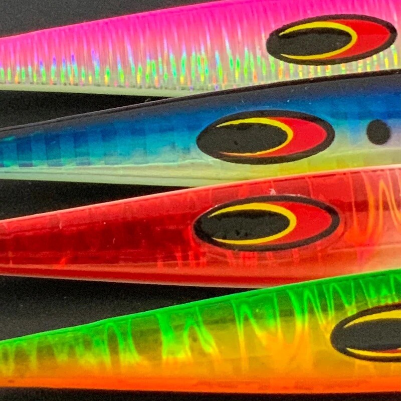 4 PACK x 80g Speed Jigs Vertical Fishing Knife Jig Bottom Fish Rock Cod ...