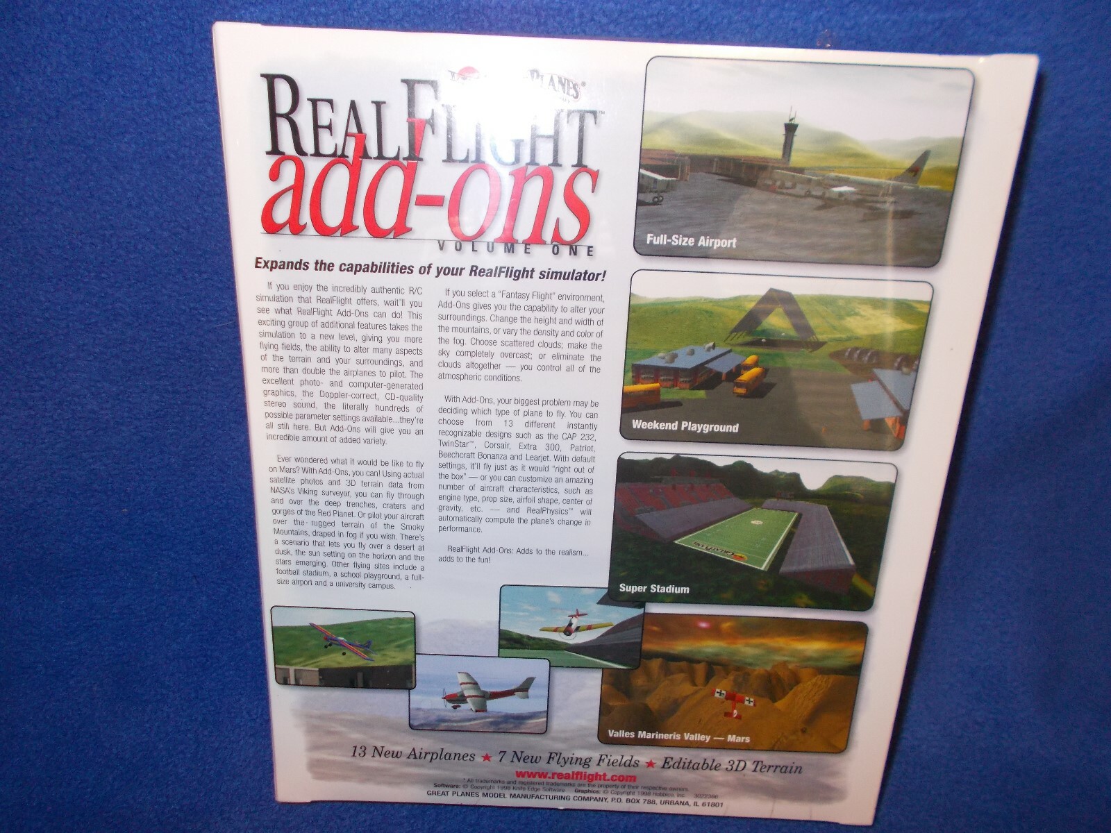 Real Flight Add-Ons for Real Flight Simulaor, Volume 1, by Great Planes ...