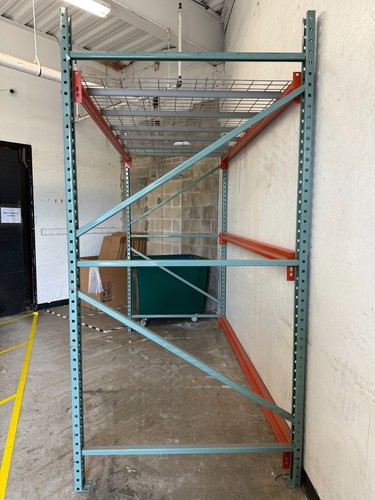 48"x8' Warehouse Pallet Racking Teardrop Uprights 20 quantity | eBay