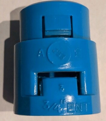Carlon A253E 3/4-Inch ENT Smurf Terminator Adapter, Blue | eBay