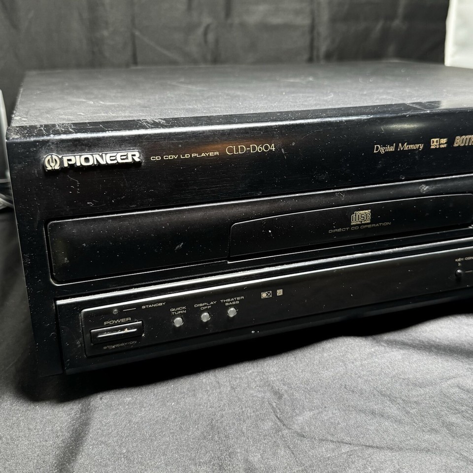 Pioneer CLD-D504 LaserDisc Player Karaoke CD/LD/CLD - NO REMOTE CONTROL ...