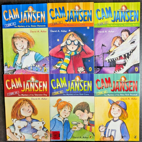 Cam Jansen David A. Adler Lot of 6 Paperback Vintage Children's Chapter ...