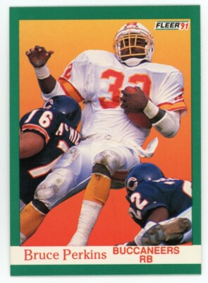 1991 Fleer Football Card #379 Bruce Perkins | eBay
