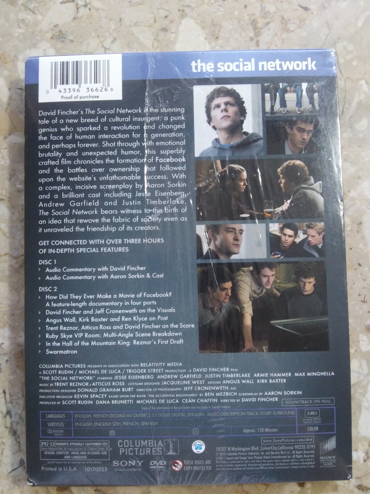 The Social Network Dvd Cover English