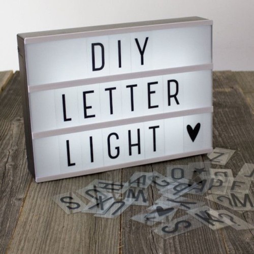 Cinematic Light Up Box Letters Symbols Wedding Party Decoration Gift A6 ...