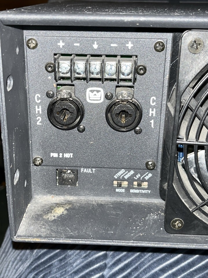 Crown CE1000 450 Watt 2 Channel Professional Audio Power Amplifier Rack ...