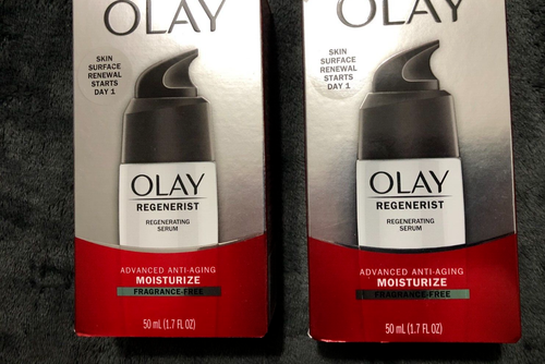 New Lot Of 2 Boxes Olay Regenerist Regenerating Serum Advanced 2x1.7 oz ...