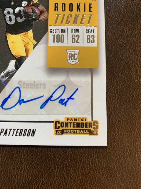 2018 Panini Contenders - Rookie Ticket Autograph #198 Damoun Patterson ...
