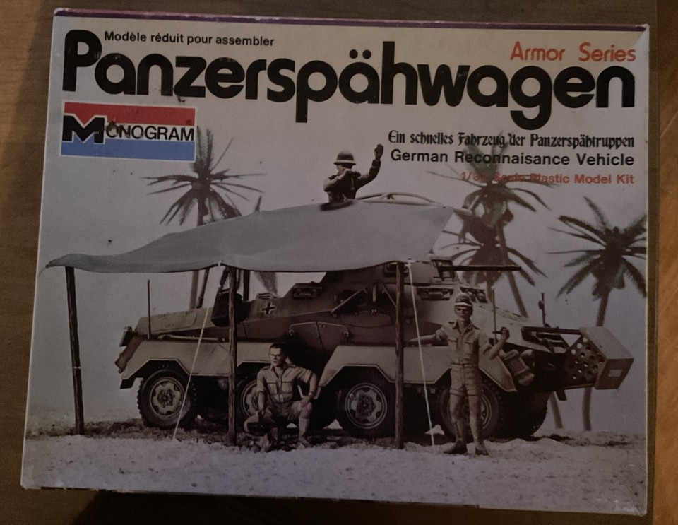 monogram 1/32 armor model Lee Tank, Screamin Mimi And Panzerspagen ...