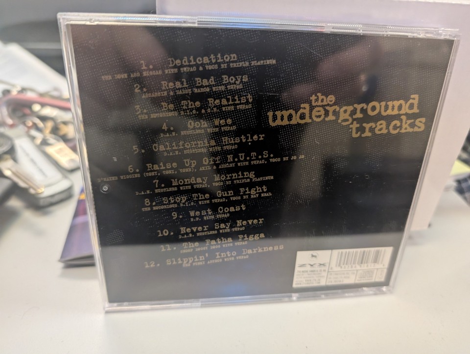 2pac The Underground Tracks CD - Tupac, Makaveli - Rap Music ...