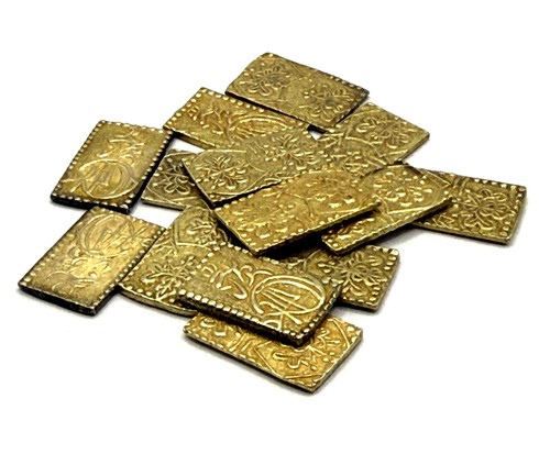 Japan 1868 (Meiji Era) GOLD 2 Bu coin ( Nibu-Kin ) Shogunate Samurai ...