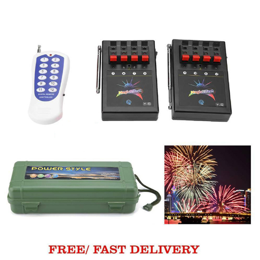 12-Cues Wireless Firework Firing System Remote Celebrate 3 Receiver | eBay