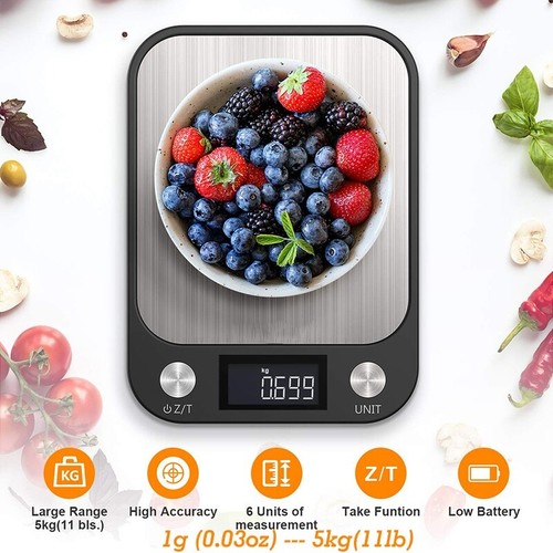 Digital Kitchen/Food Scale Weight Scales for Cooking & Baking - 22lb ...