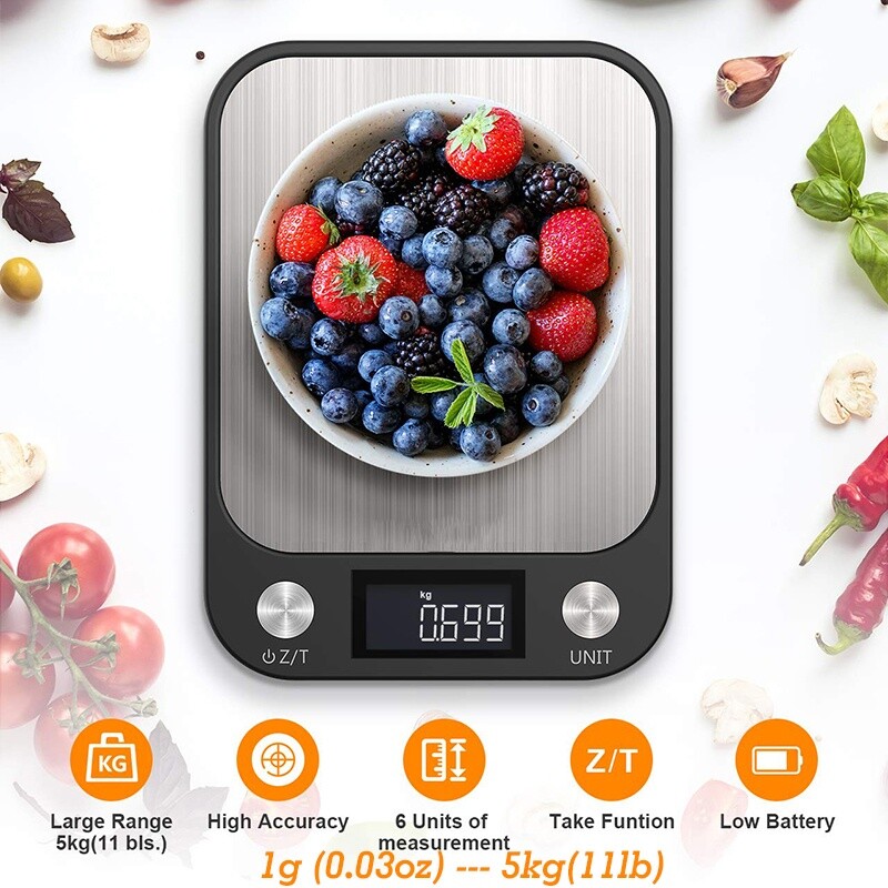 Digital Kitchen/Food Scale Weight Scales for Cooking & Baking - 22lb ...