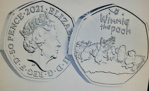2021 Brand New BU UK Winnie the Pooh and Friends 50p *IN STOCK READY TO ...