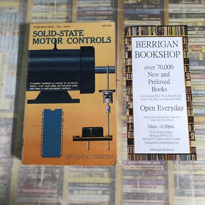 John A Kuecken - Solid-State Motor Controls TAB Books No 929 | eBay