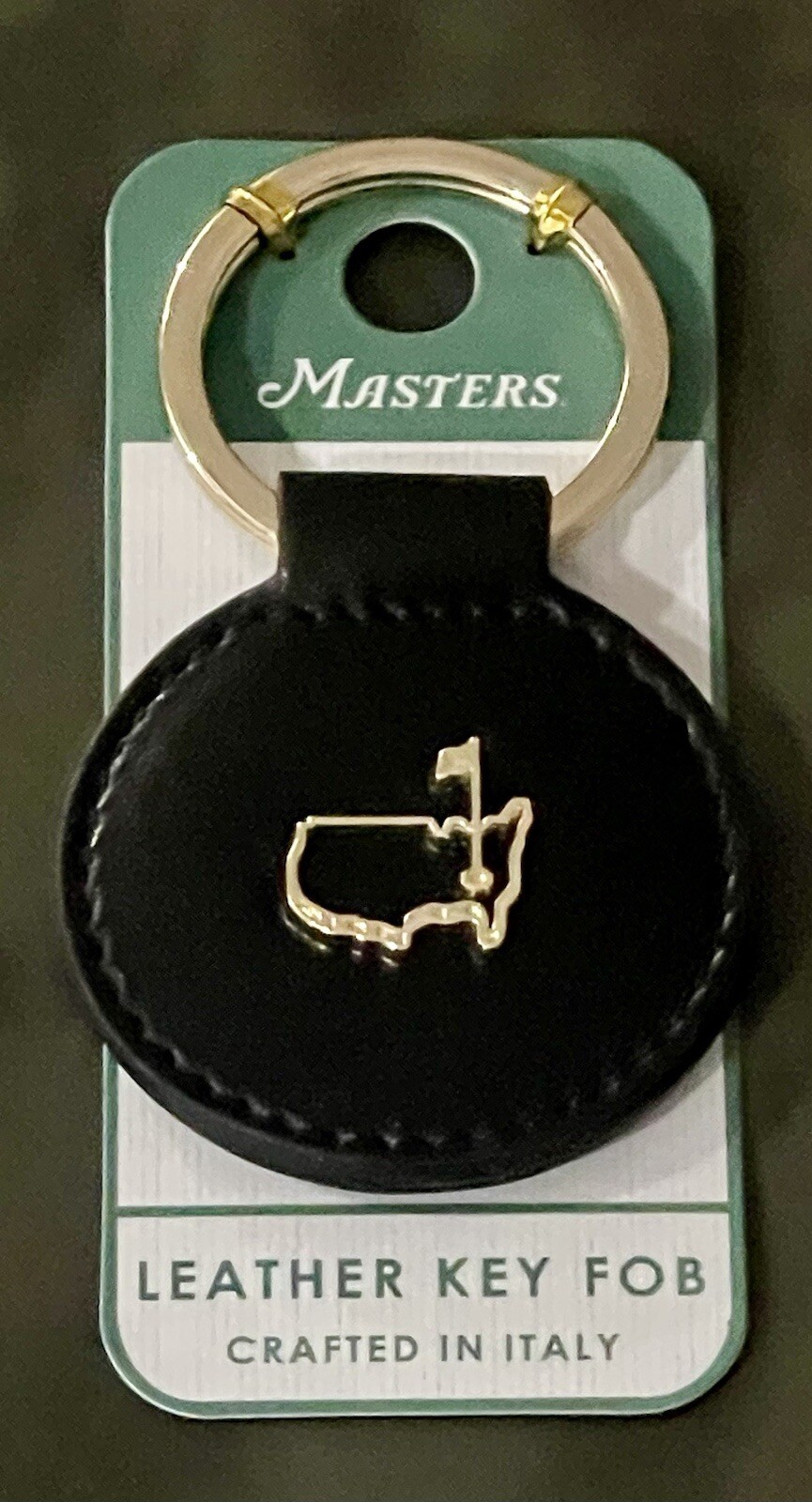 The Masters Golf BLACK Key Fob /KEY CHAIN Augusta National 2024 | eBay