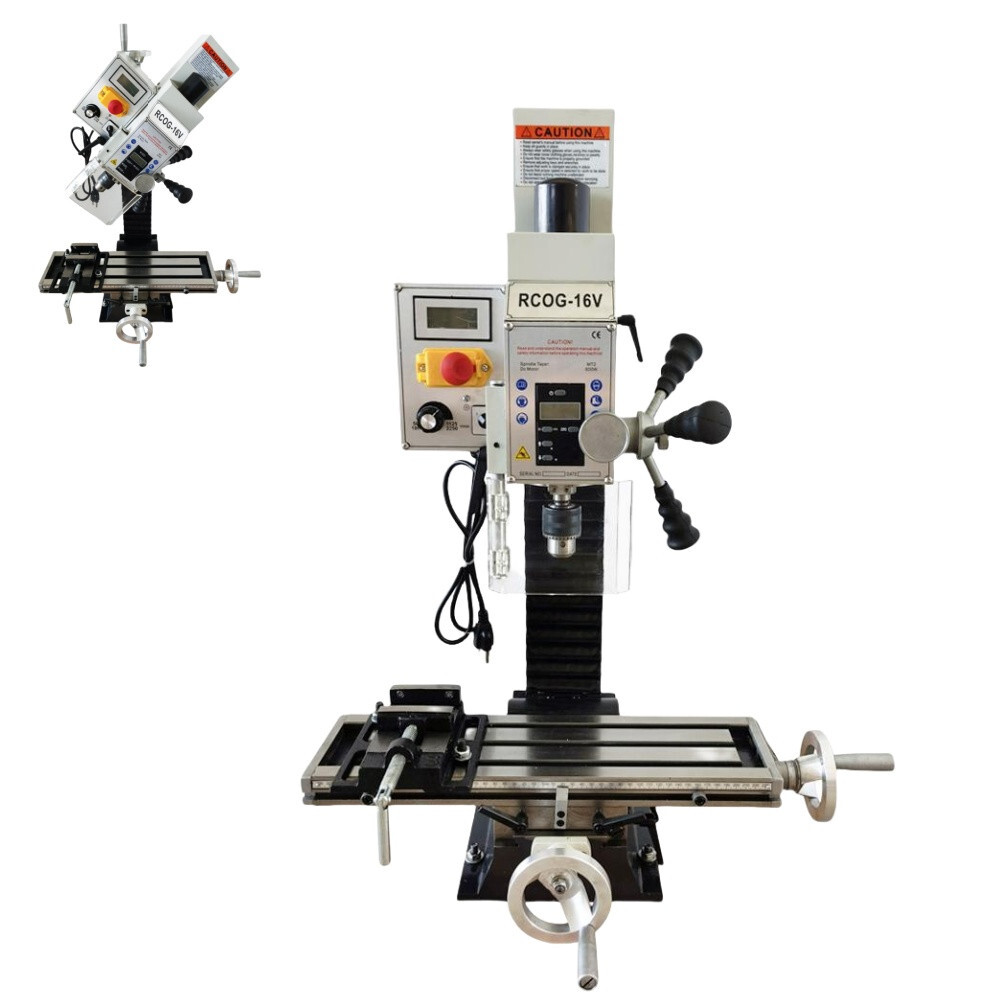 600W RCOG-16V Brushless Precision Milling and Drilling Machine 110V | eBay
