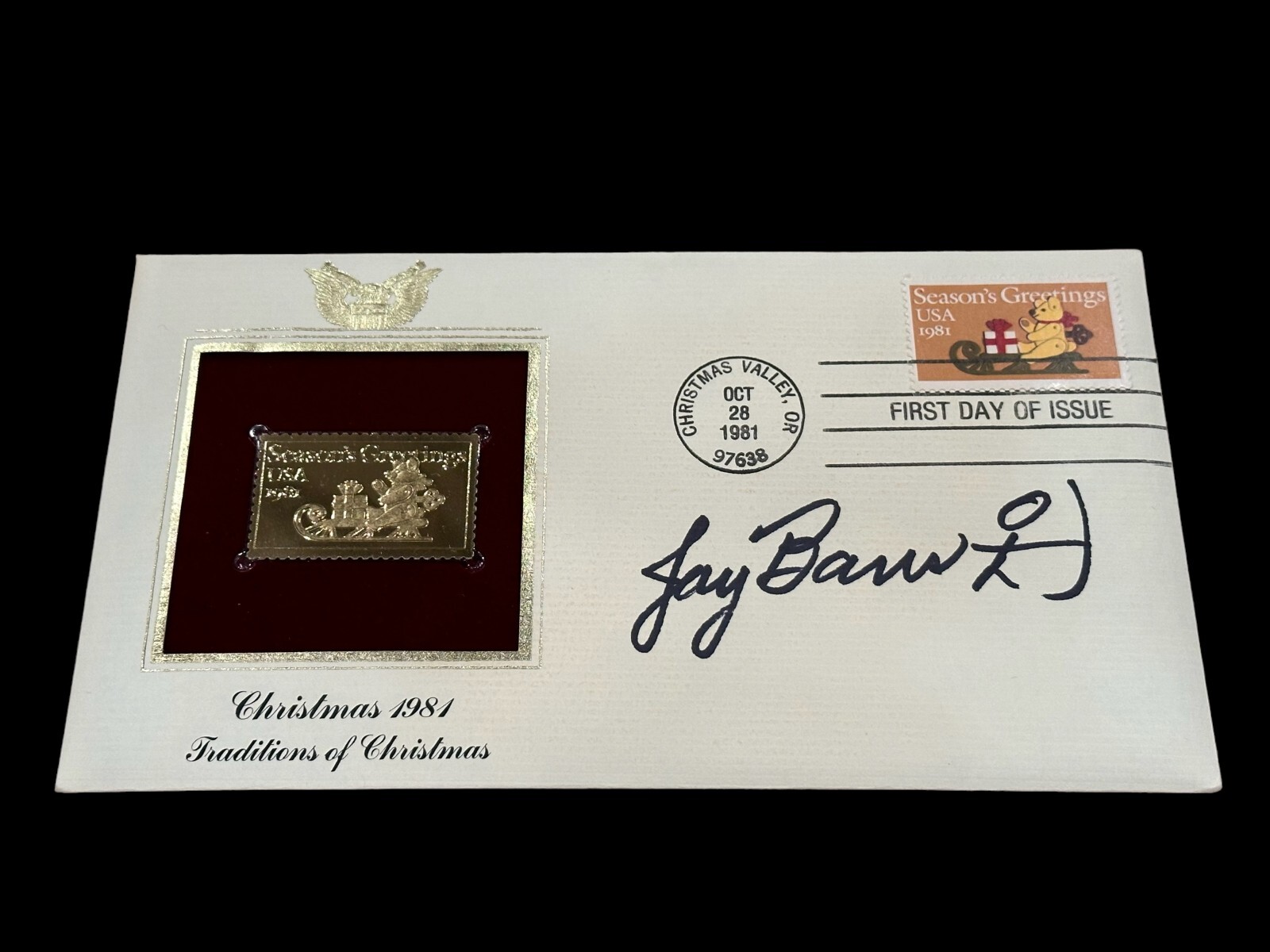 Jay Barrs US Olympic Gold Archer Arizona State Signed Autograph Gold ...