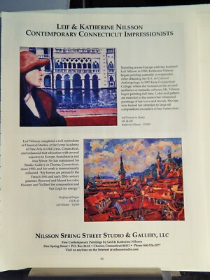 LEIF NILSSON / CARY ENNIS ART PIECES ORIG VTG 2000 ADVERTISEMENT, | eBay