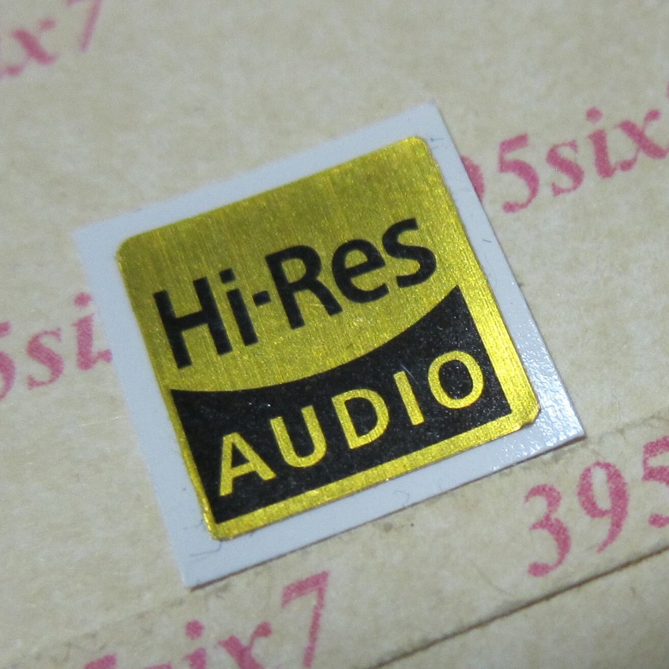 Hi-Res AUDIO Sticker 12mm x 12mm #202312122117 | eBay